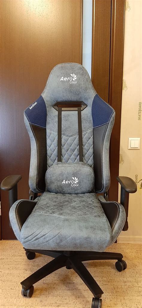 Кресло геймерское Aerocool DUKE Steel Blue [4710562751130] — купить в ...