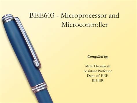 Microprocessor And Microcontrollerpdf