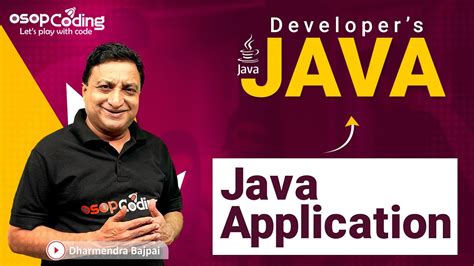 Java Applications Java For Developers Developers Java Java Lec3 Coding Youtube
