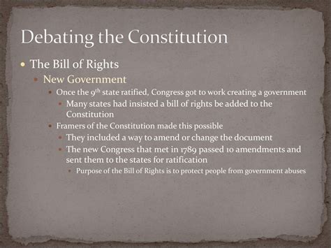 Creating The Constitution Ppt Download