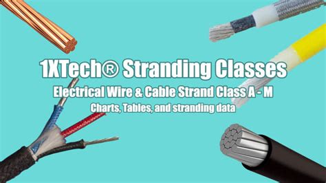 Stranding Classes Charttable For Electrical Wire And Cable Class A M