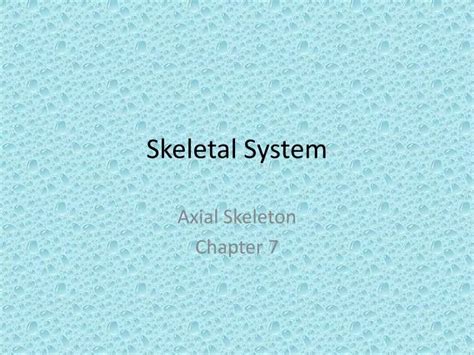 PPT Skeletal System PowerPoint Presentation Free Download ID 2747217