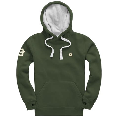 Green And Cream Vintage Land Rover Hoodie Big Boolies