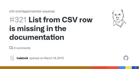 List From CSV Row Is Missing In The Documentation Issue 321 Mit