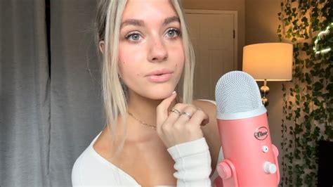 ASMR| Tingly Trigger Words (Ear to Ear Whisper) With Hand Visuals - YouTube