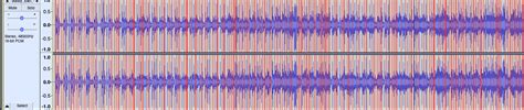 ´in the red´ doesn´t show on track audacity with imac´ventura 4 by