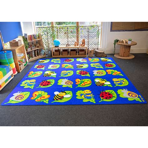 Back To Nature Large Square Bug Placement Carpet TheClassroom Co