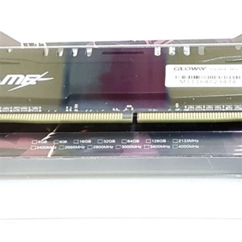 Jual GLOWAY DDR4 GAME X SERIES PC19200 Single Channel 4GB BLACK PCB
