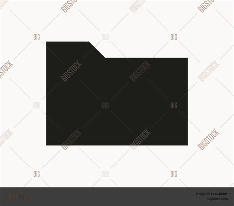 Vector Y Foto Folder Icon File Prueba Gratis Bigstock