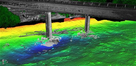 Ultrabeam River Bridge Survey Ultrabeam Hydrographic Complete A River Bridge Survey Using