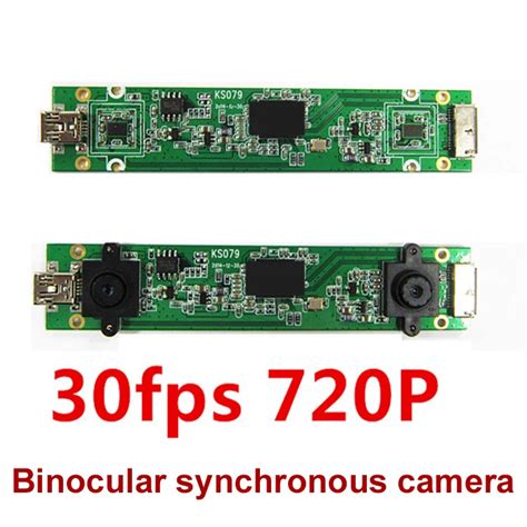 USB 720P 쌍안 카메라 모듈 Baseline 70mm VR 응용 프로그램 3D 범위 OpencV 시각 개발 응용 프로그램 감시 카메라 AliExpress