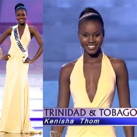 Pageantcorner🌴🌴 Kenisha Thom Miss Universe Trinidad And Tobago 2006