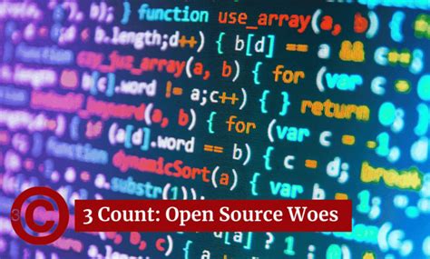 3 Count Open Source Woes Plagiarism Today