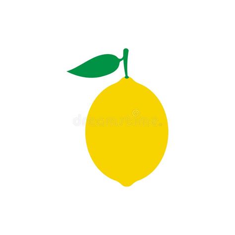 Ensemble De Symboles Dicnes De Fruit De Citron Illustration De