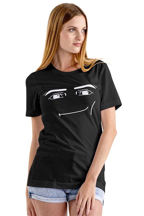 Butik Roblox Face Man Tişört Siyah Unisex Tshirt Fiyatı Yorumları