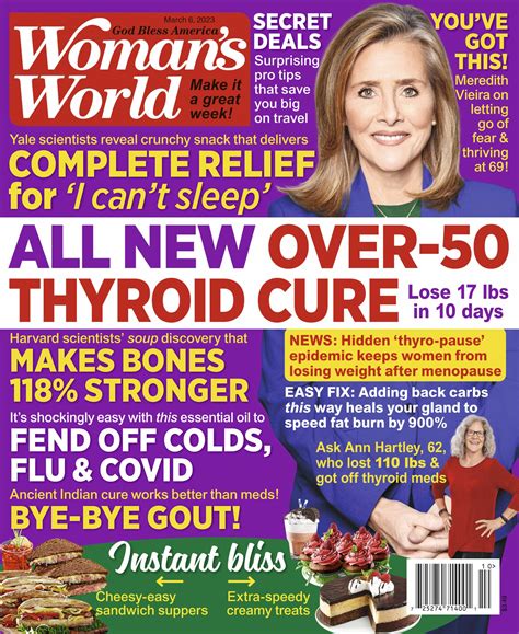Womans World 030623 All New Over 50 Thyroid Cure Womans World Shop