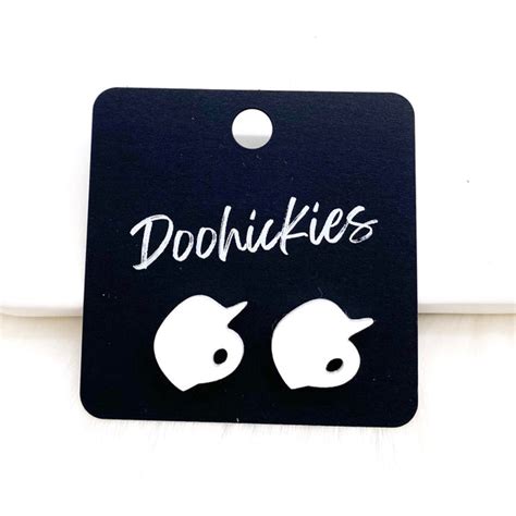 13mm Custom Ball Helmet Studs Sports Earrings Doohickies Wholesale