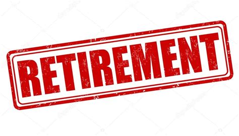 Retirement Stamp — Stock Vector © Roxanabalint 47976691