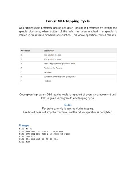 Fanuc G84 Tapping Cycledocx