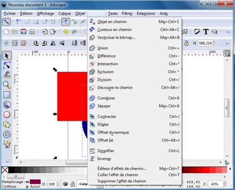 Inkscape Diferencia Entre Dos Objetos PcHardwarePro
