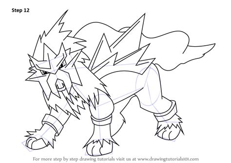 How To Draw Entei Pokemon Coloring Page Trace Drawing The Best Porn Website