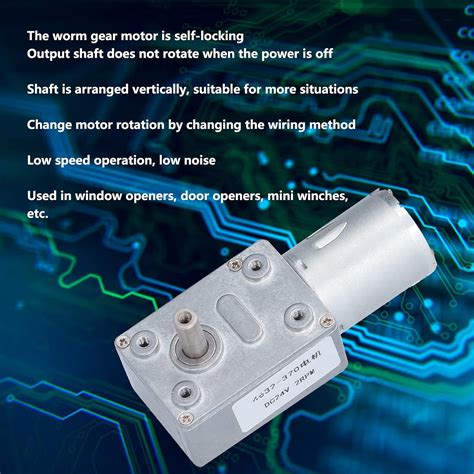 Buy YWBL WH Gear Motor V DC Motor Worm Speed Reduction Machinery Transmission Parts RPM For