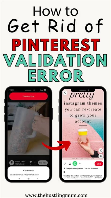 Pinterest Validation Error What Is It And How To Fix It The Hustling Mum