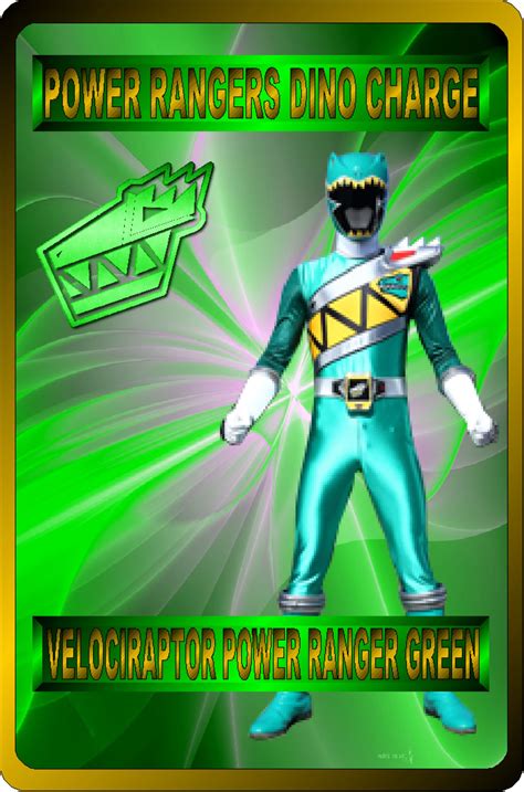 Velociraptor Power Ranger Green By Rangeranime On Deviantart Power