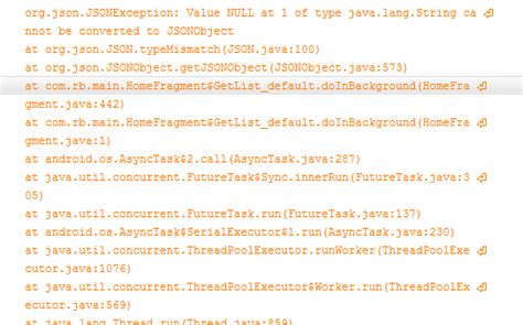 Json Value Null At Of Type Java Lang String Cannot Be Converted To