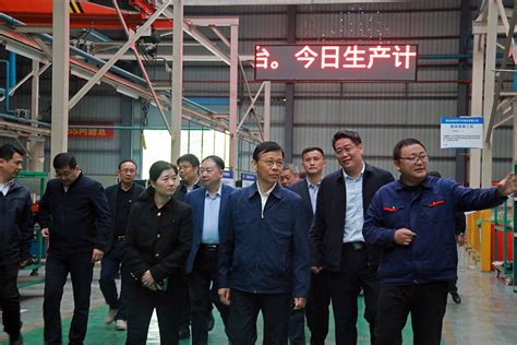 湖北省科技厅厅长冯艳飞一行到楚风汽车调研企业科技创新