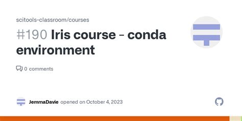 Iris Course Conda Environment Issue Scitools Classroom