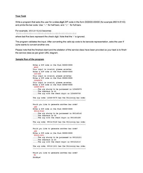 Solved Implement A Solution To The Problem Described Below