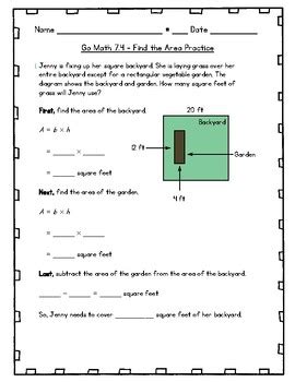 Go Math Practice 2023 4th Grade Chapter 7 Perimeter And Area