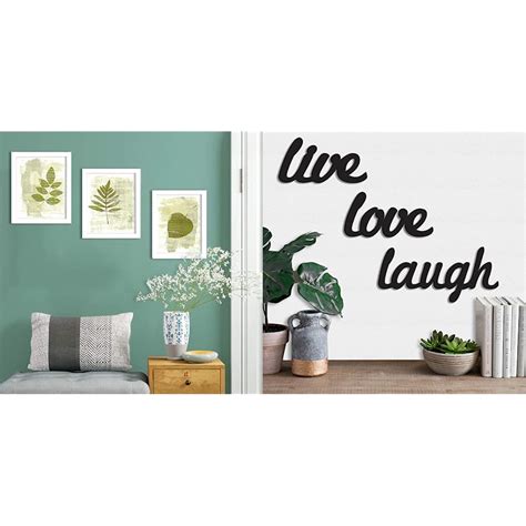 Painting Mantra Green Nature Set Of 3 White Framed Painting UV