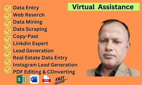 Muhammed Yousuf On Linkedin Yousuf9993 I Will Do Excel Data Entry Virtual Assistant Web