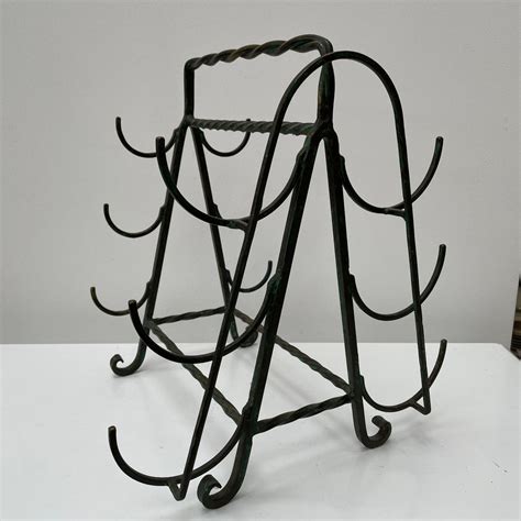 Vintage Bronze Wine Rack Etsy