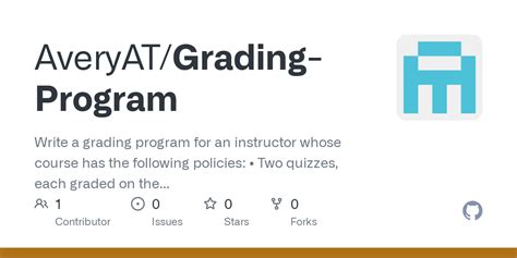 github averyat grading program write a grading program for an