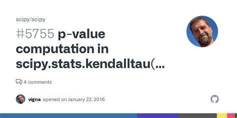 P Value Computation In Scipy Stats Kendalltau In Broken In The Case Of Ties Issue