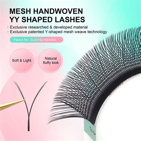 NAGARAKU D Y YY YYY Eyelash Extension YY W Shape Eyelashes