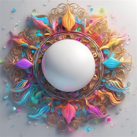 Premium AI Image D Blend Abstract Background Generative Ai