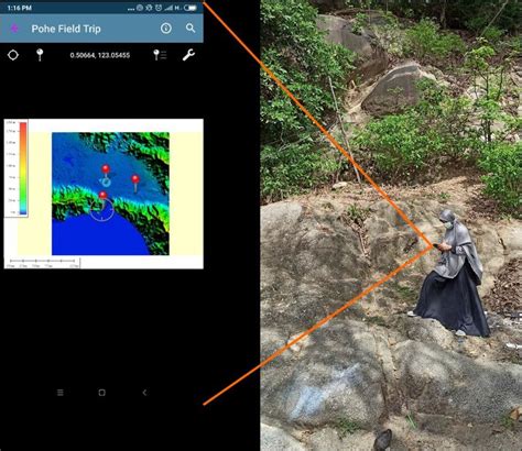 The Coordinate Plotting Process Uses A Map Application Download Scientific Diagram