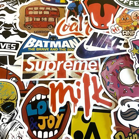 Buy 100 Decal Big Vinyl Bomb Aesthetic Cool Cute Preppy Water Bottles