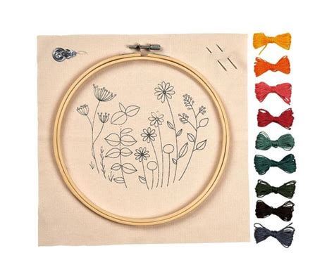 Borduurring DIY Bloemen Semko