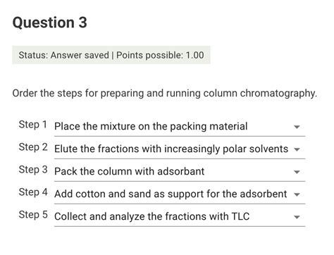 Solved Status Answer Saved Points Possible 100 Order