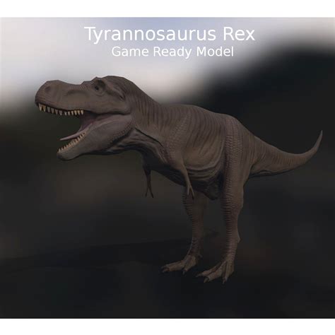Game Ready T Rex Model 3d