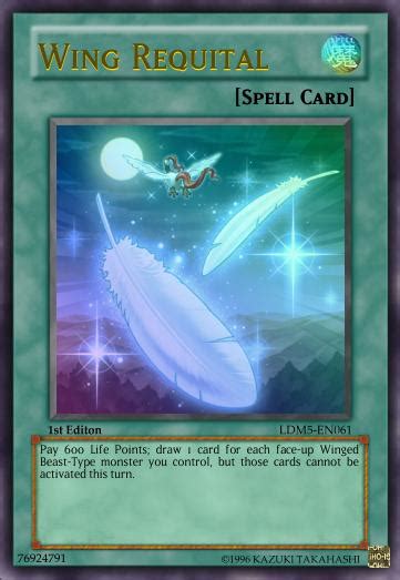 Wing Requital Cardcustom Yu Gi Oh Custom Think Tank Wiki Fandom