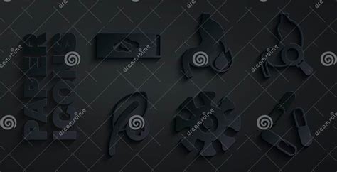 Set Bacteria Stomach With Magnifying Glass Leaf Or Leaves Virus