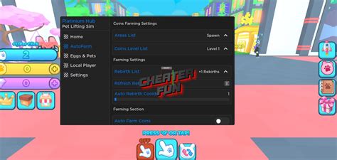 Pet Lifting Simulator Script AutoFarm Auto Open Eggs