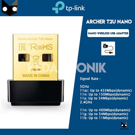 Jual Wireless Adapter TP Link ARCHER T2U Nano AC600 TPLink T2U Dual Band Shopee Indonesia