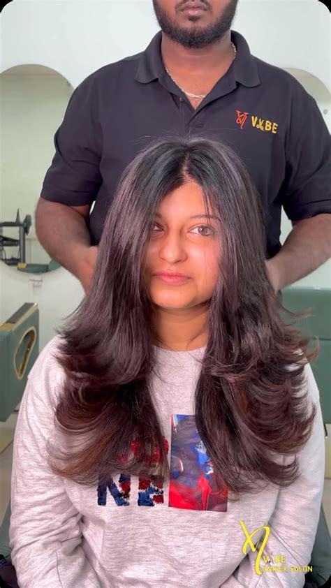 Vibe Unisex Salon Butterfly Layers 250rs 🦋 250rs Haircut Any Length